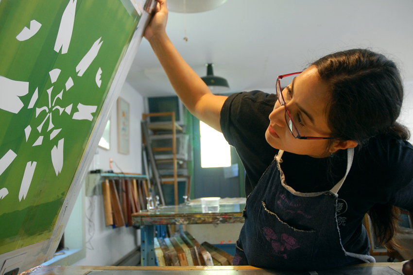 Christine Chin's Patterned Garden - Women's Studio Workshop : Women's ...