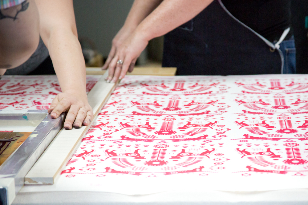 Textile Printing - Women's Studio Workshop : Women's Studio Workshop